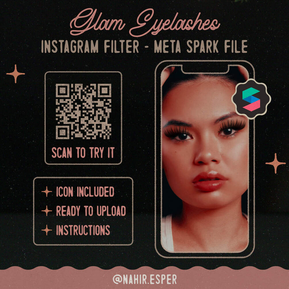 3D Eyelashes Effect - Instagram Filter