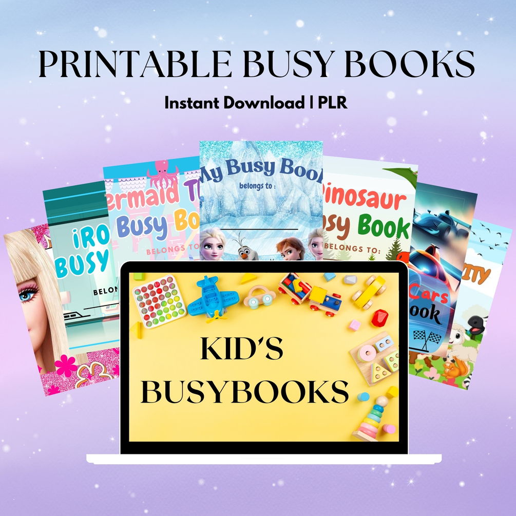 Ultimate Printable Busy Book Bundle | 6 Themed Busy Books (Construction ...