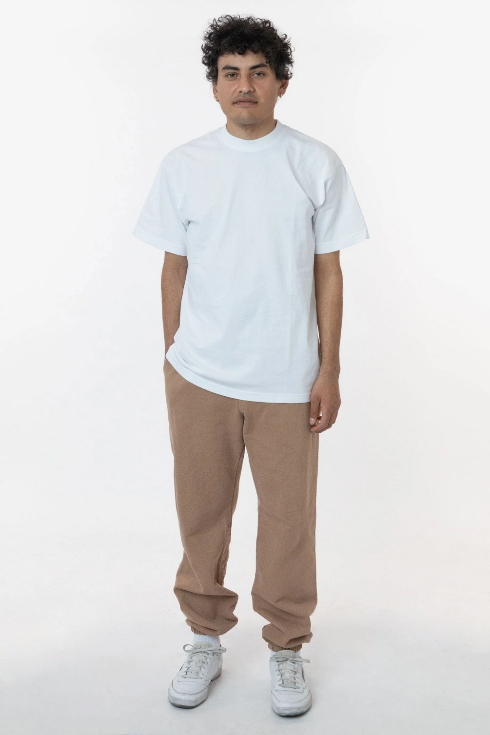 Heavy Fleece Sweatpants (Tan)