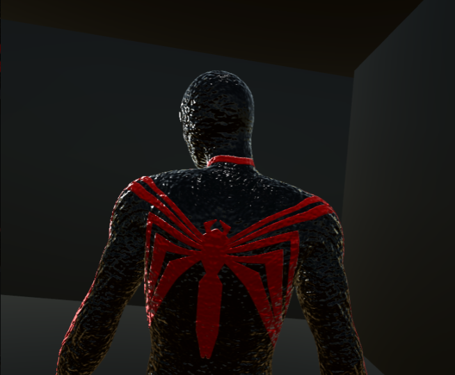 Lair Male Base Black & Red Symbiote Texture