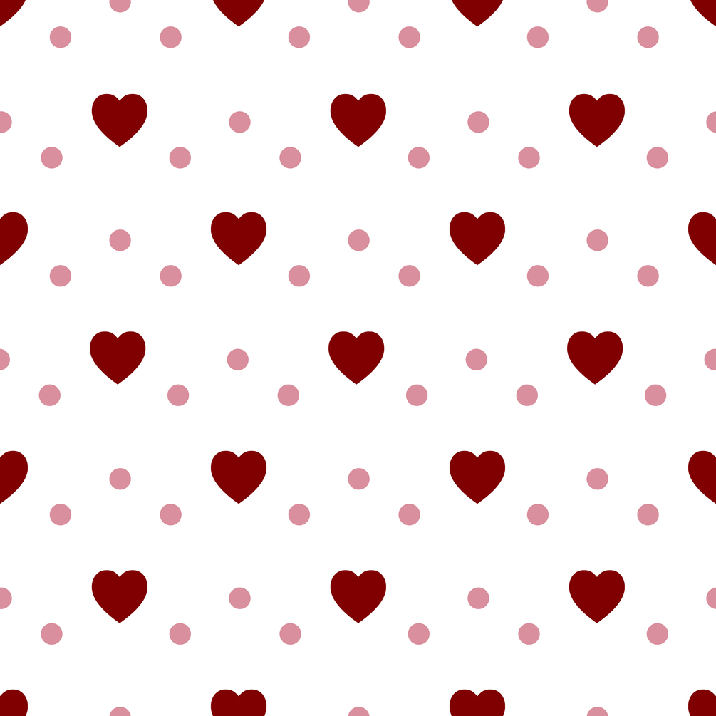 Heart Seamless Pattern Digital Papers