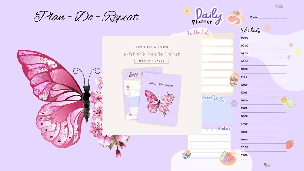 Plan, Do, Repeat - Super Cute Planner