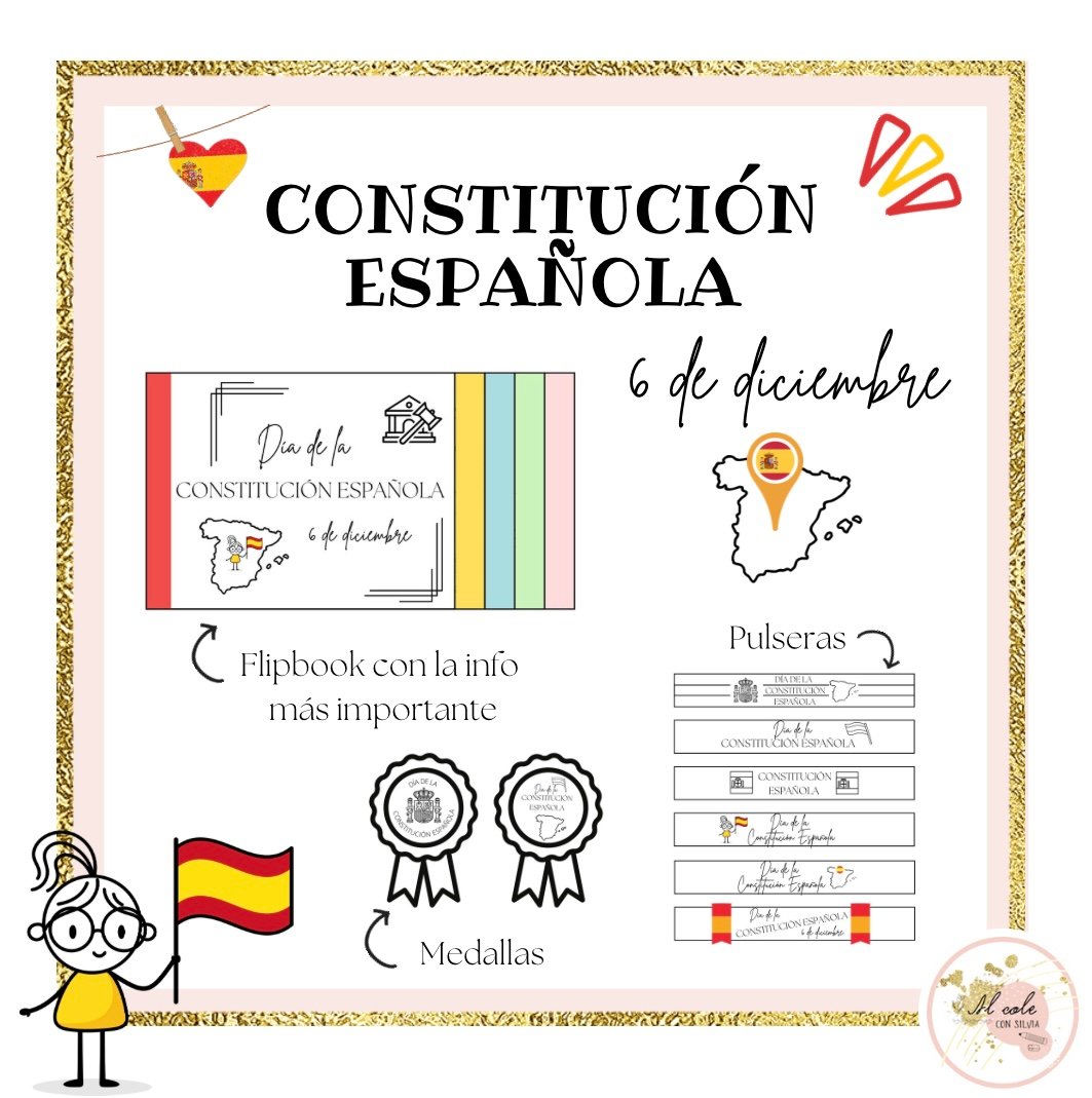 👧🏻 Recursos para trabajar el Día de la Constitución Española