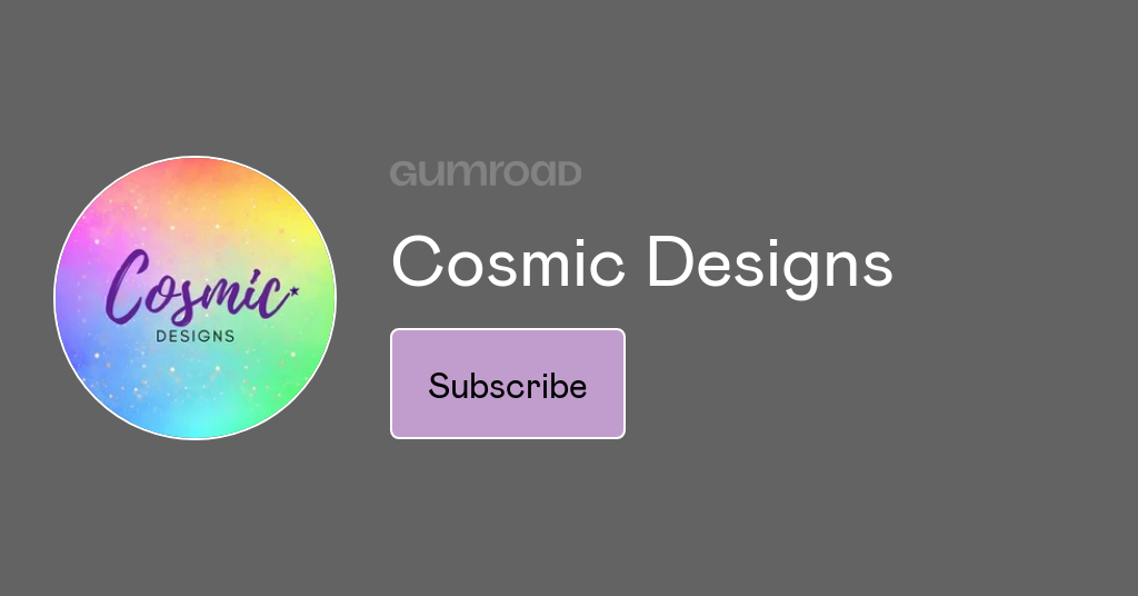 Cosmic Designs