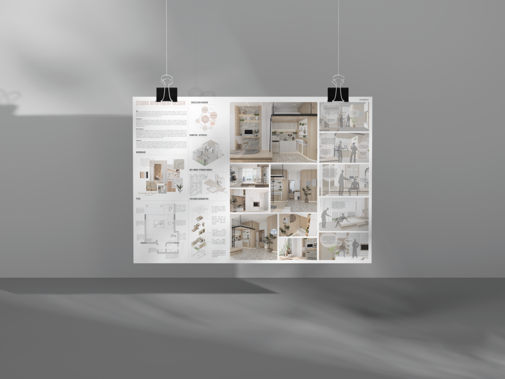 Presentation Board Layout Template - A1 Landscape