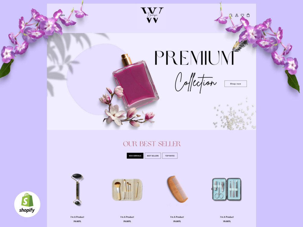 Creative Purple Shopify Theme