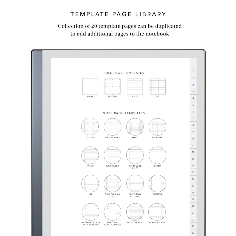Notebook for Remarkable 2 & e-Ink Devices