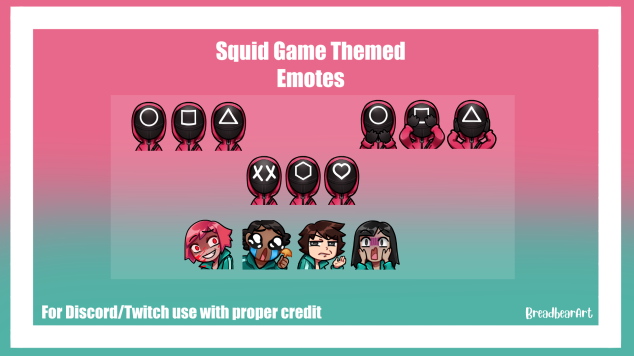 Squid Game Themed Emotes