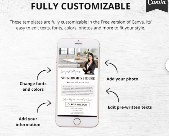 Textable Card Bundle (64 Editable templates)