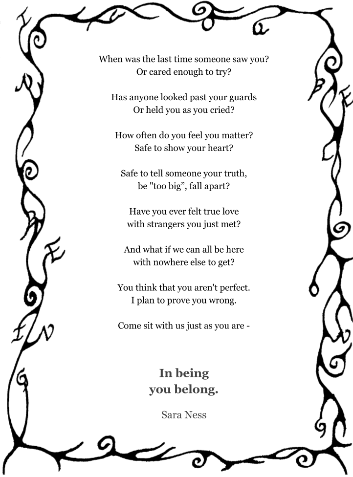 In Being, You Belong: A book of poems