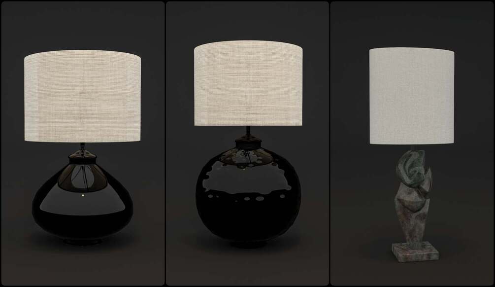 D5lib Table lamps Vol 02