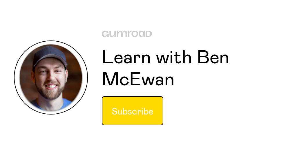 Learn with Ben McEwan