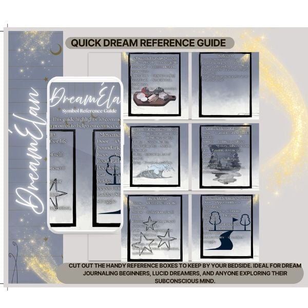 Dream Journal Printable Bundle | 30-Day Dream Calendar + Dream to ...