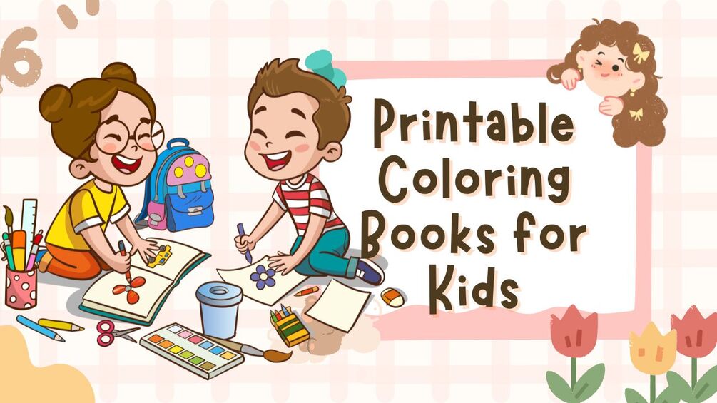1000+ Printable Coloring Books for Kids - Animals, Fruits, Cartoons and ...