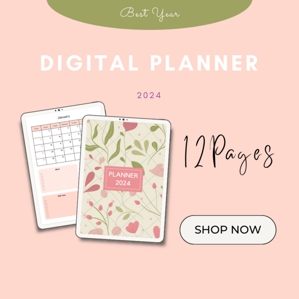 Best Simple Creative Digital Planner 2024