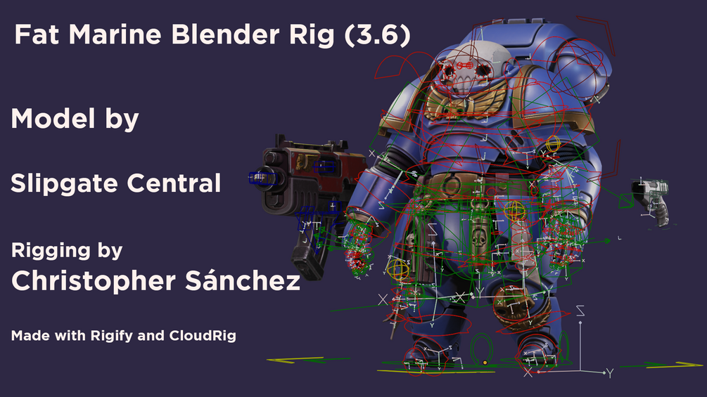 Fat Marine Rig (Blender 3.6)