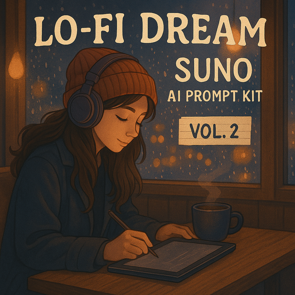 Lo-fi Dream – Free Suno AI Prompt Kit Vol. 2