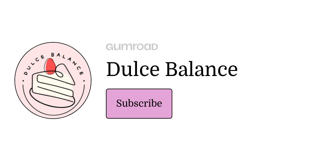 Dulce Balance