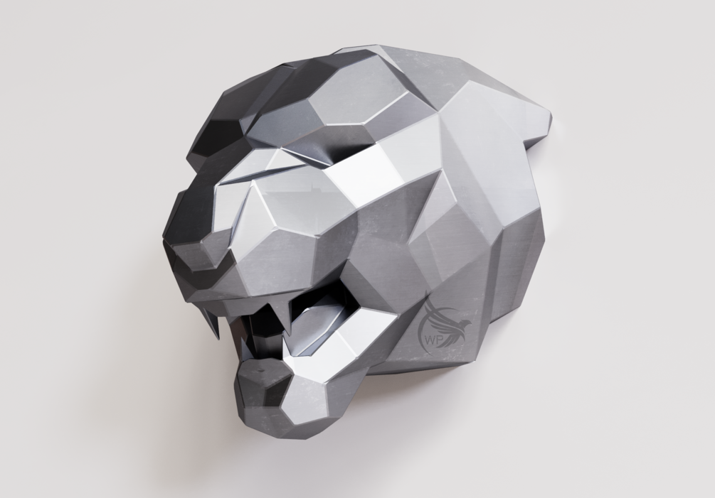 Metal Tiger Circuit for metal assembly. Pattern Tiger metal sculptures ...