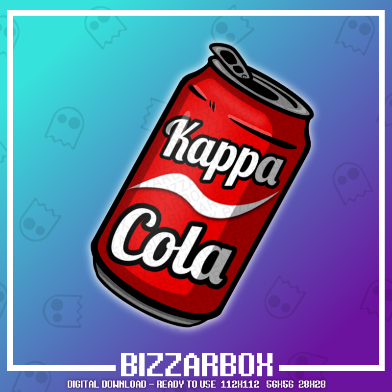 Streamer Channel Point Emote: Kappa Cola Hydrate