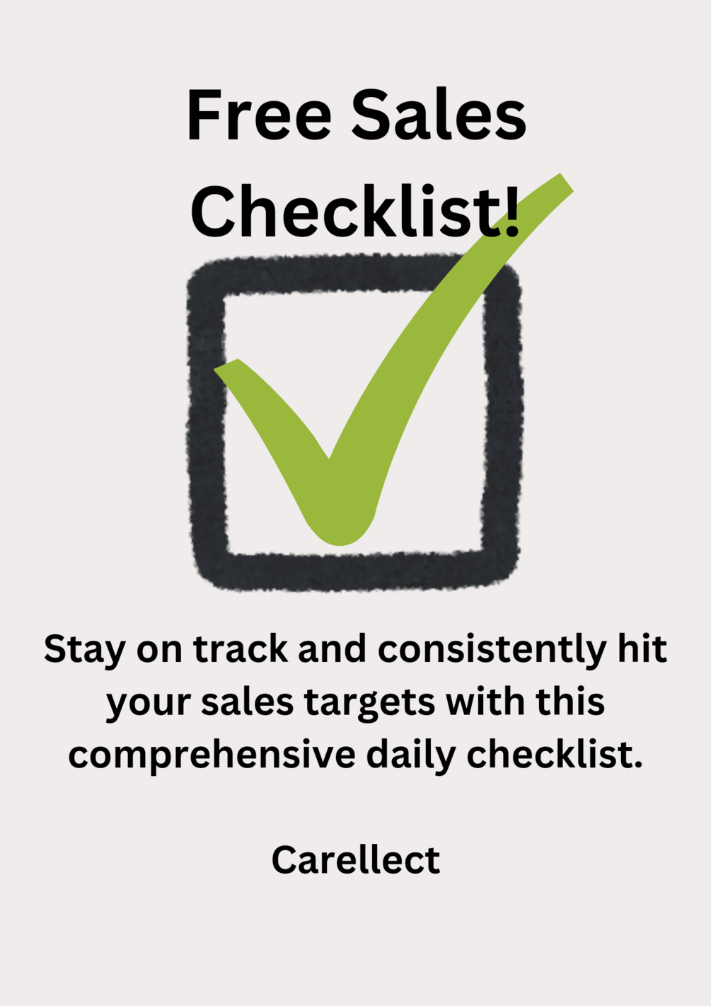 Step By Step Sales Checklist