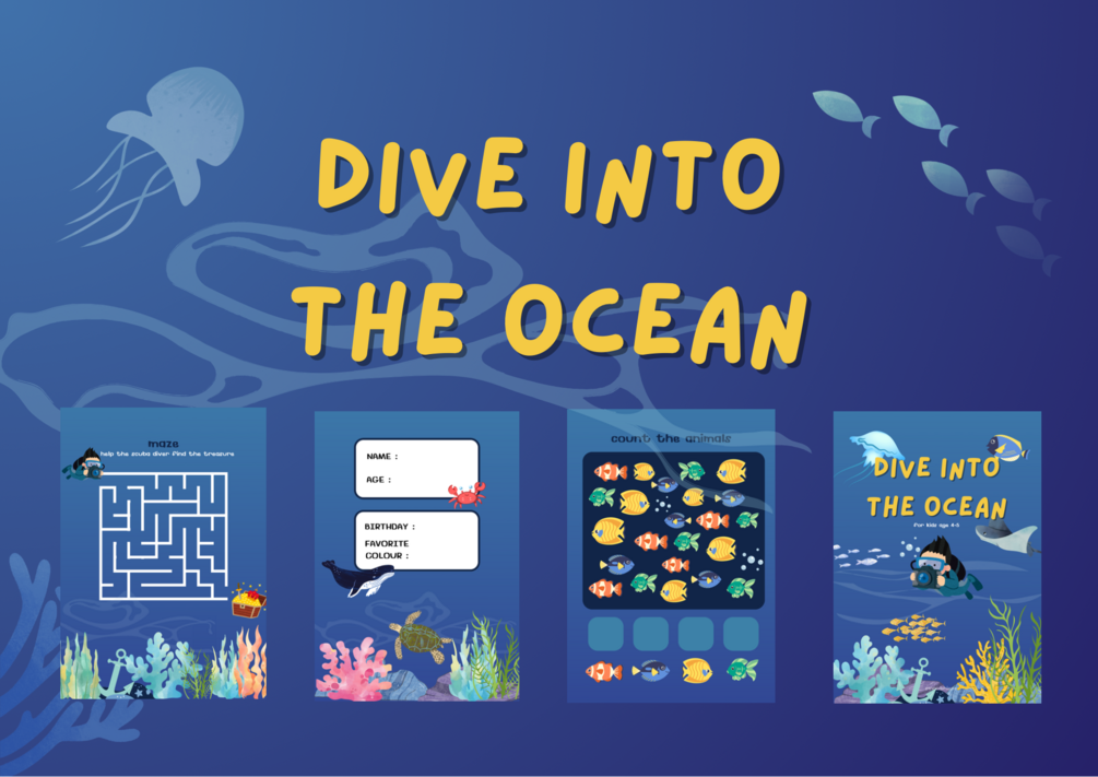 Dive Into The Ocean ” busy book
