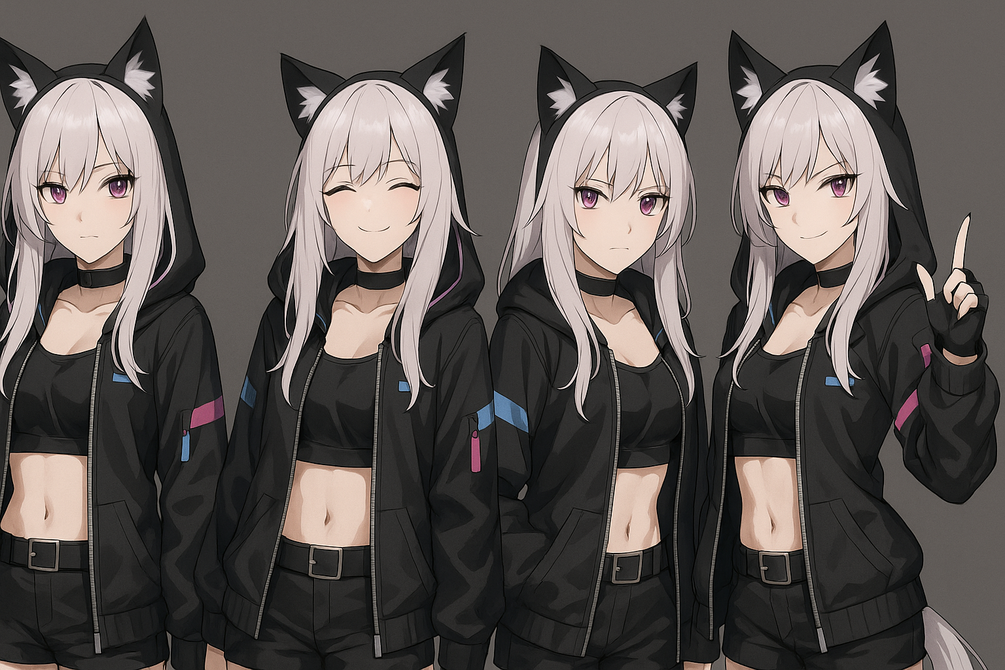 Cyber Neko Girl — Adoptable Character Design (Exclusive)