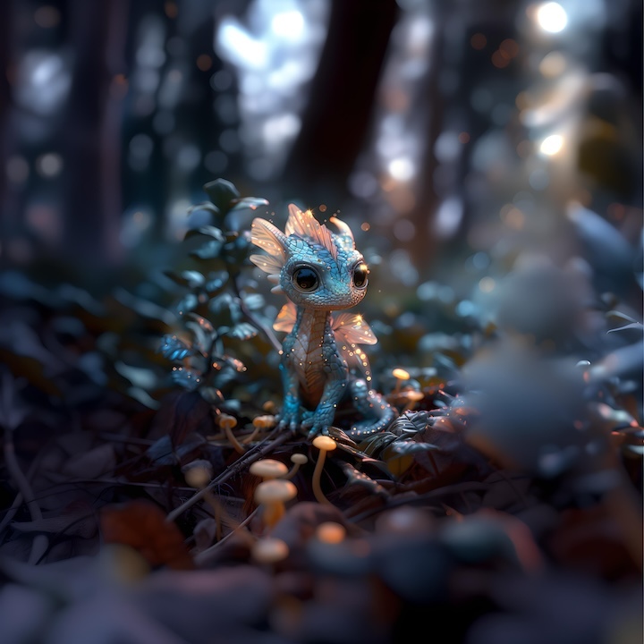 Glimmergleam Wyrm — The Serene Luminary of the Enchanted Woods (High ...