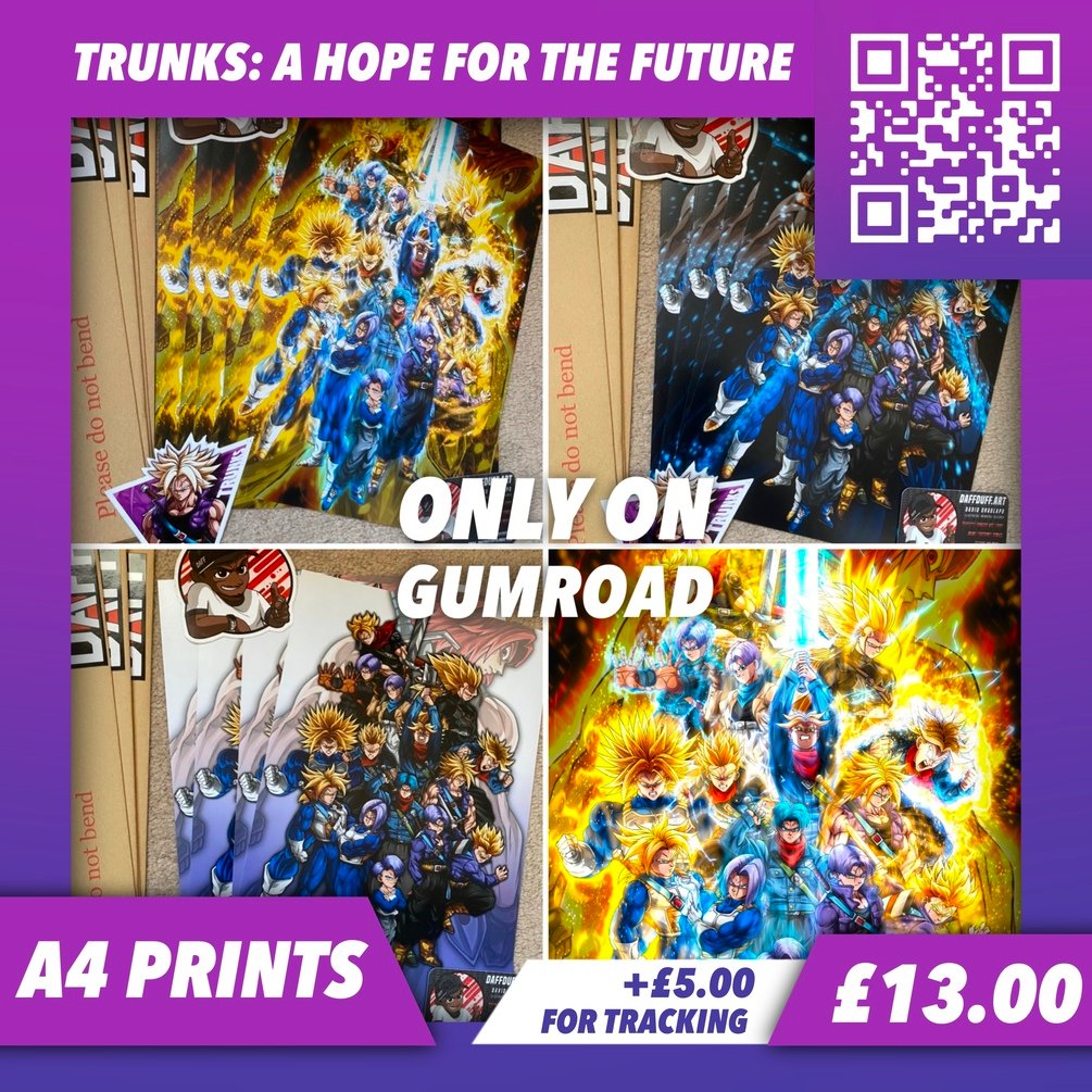 Trunks: A Hope for the Future Physical Prints (A4 pack)