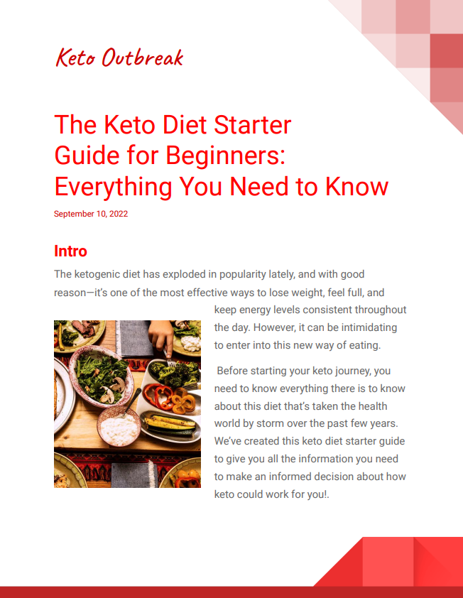 The Keto Diet Starter Guide for Beginners: Everything You Need to Know