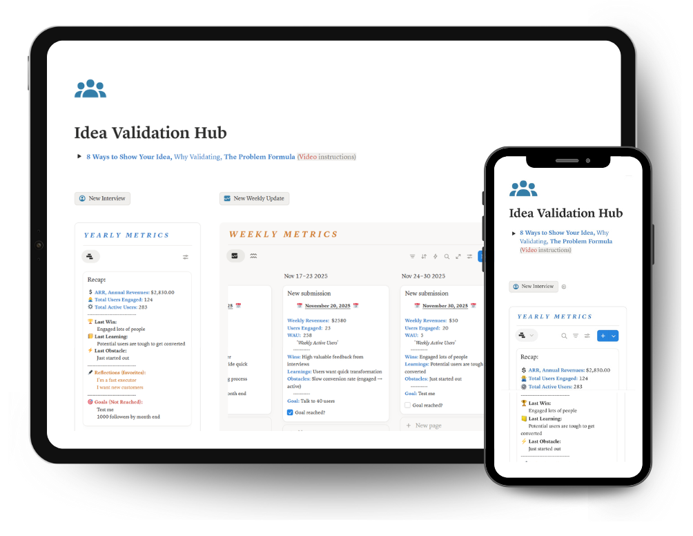 Idea Validation Hub