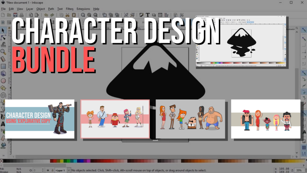 Cartoon Character Design BUNDLE - 5 FULL COURSES