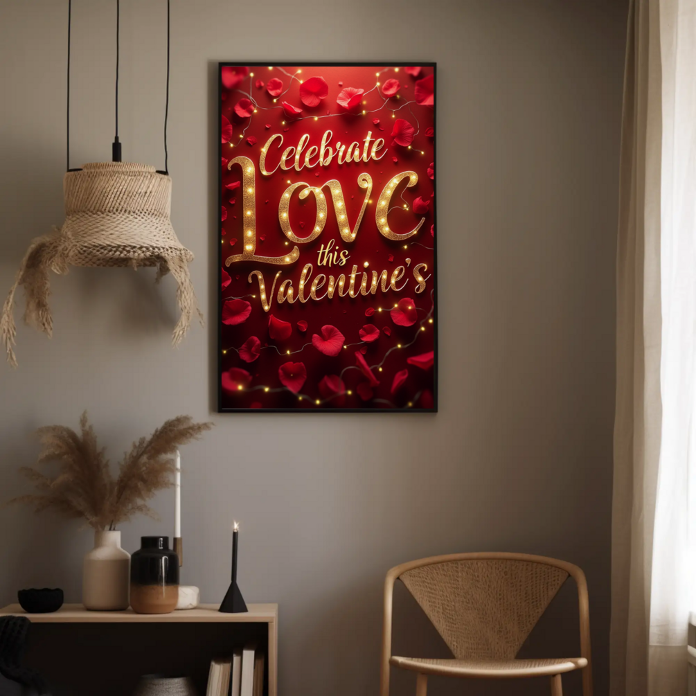 Celebrate Love in Style Digital Wall Art