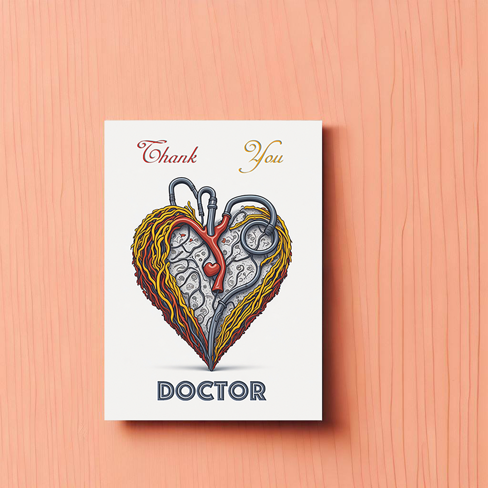 Doctor Thank You Card | Printable Download | Gratitude | Healthcare ...