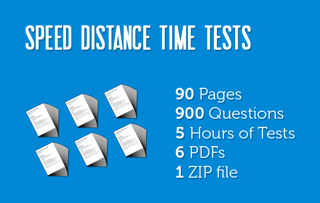 Speed Distance Time 6 Test Bundle - October 2012