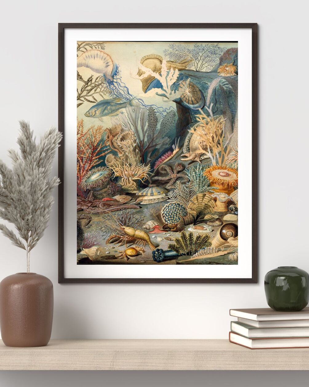 Under the Sea – Vintage Ocean Life Art Print (8x10)