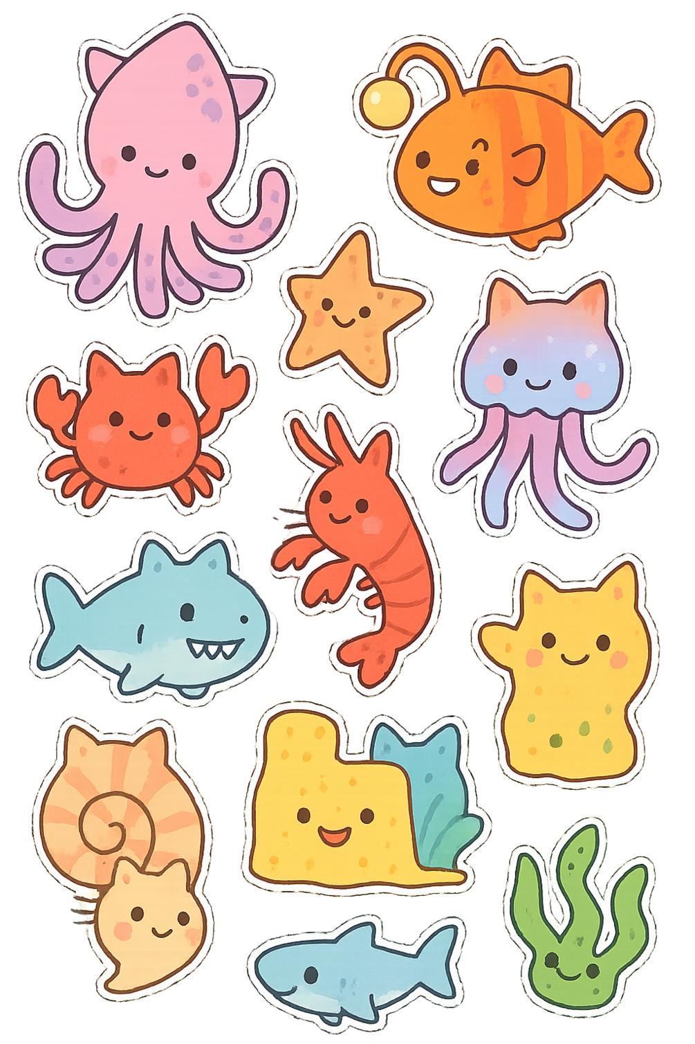 Fun Cat Adventures Clipart - Summer Activities Cats and Printable for Kids