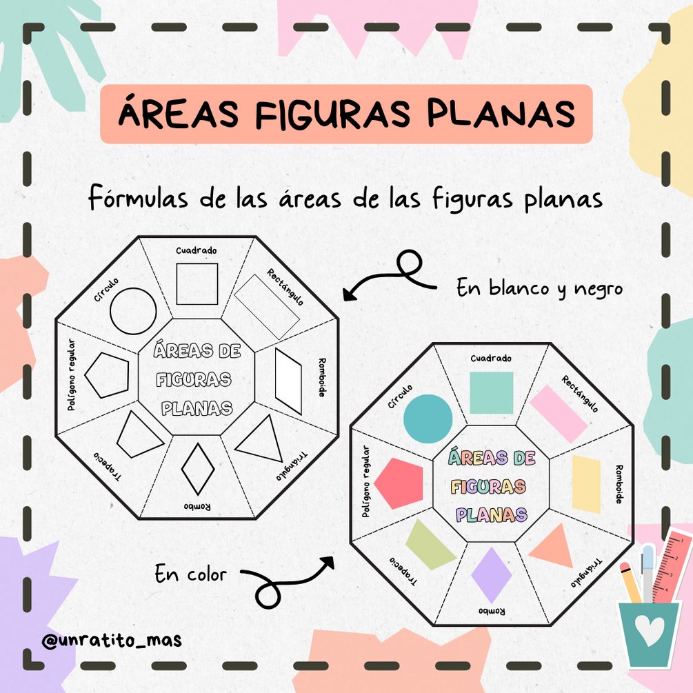 ÁREAS DE FIGURAS PLANAS