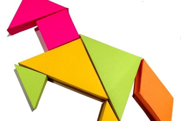 Tangram 3D Paper Toy