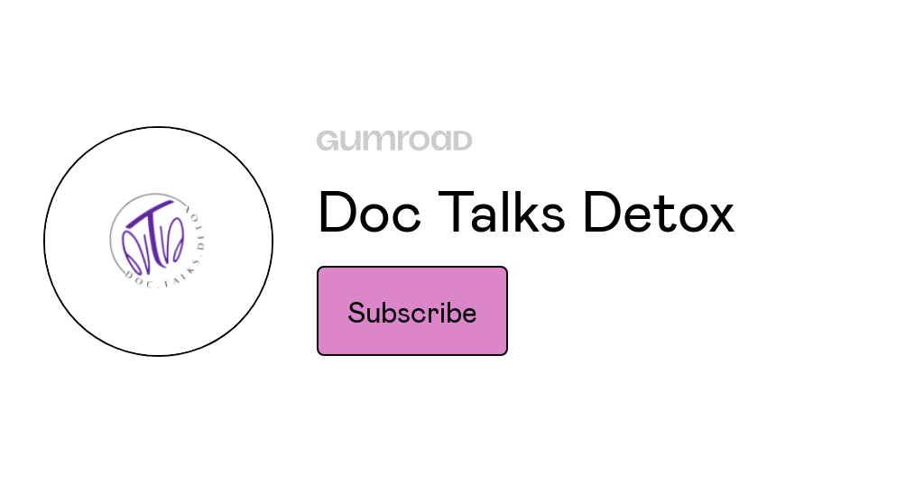 Doc Talks Detox