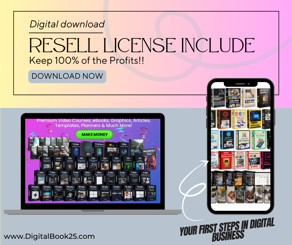 15 Million PLR Digital Products Master Resell Rights, Bundle Ideal for ...