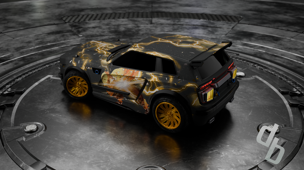Zenitsu - Demon Slayer Fennec decal
