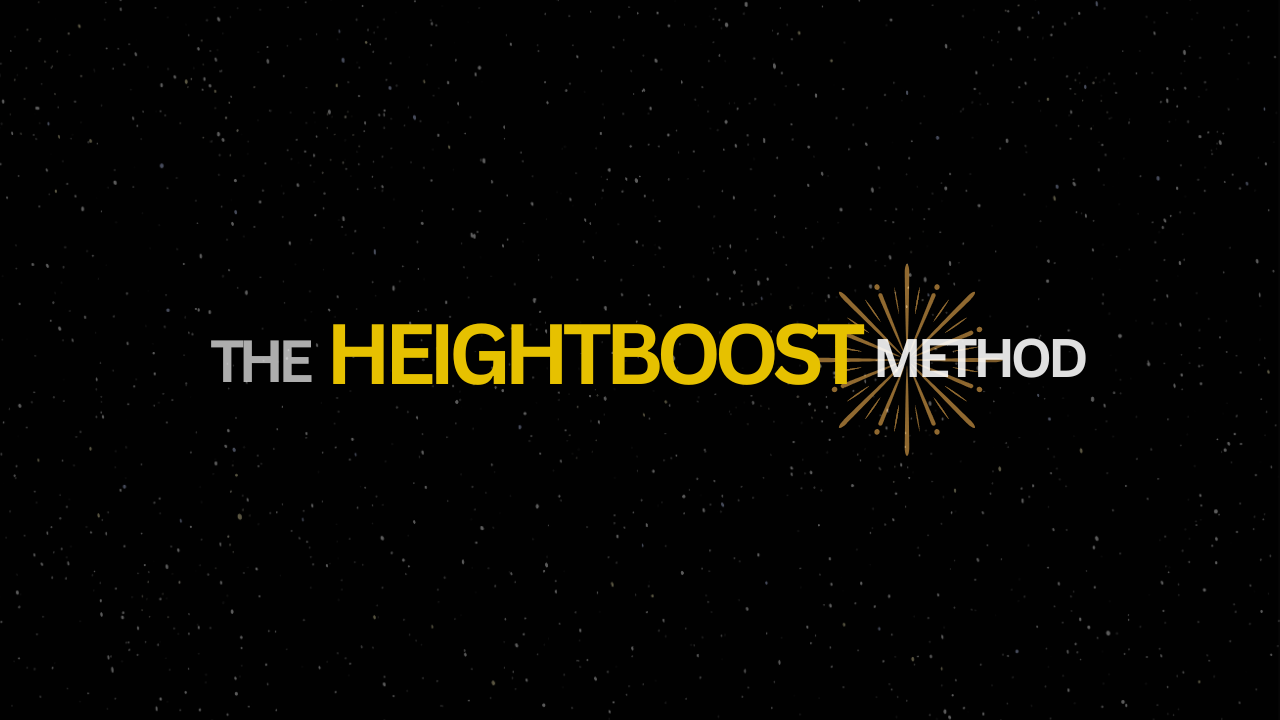 HEIGHT BOOST METHOD