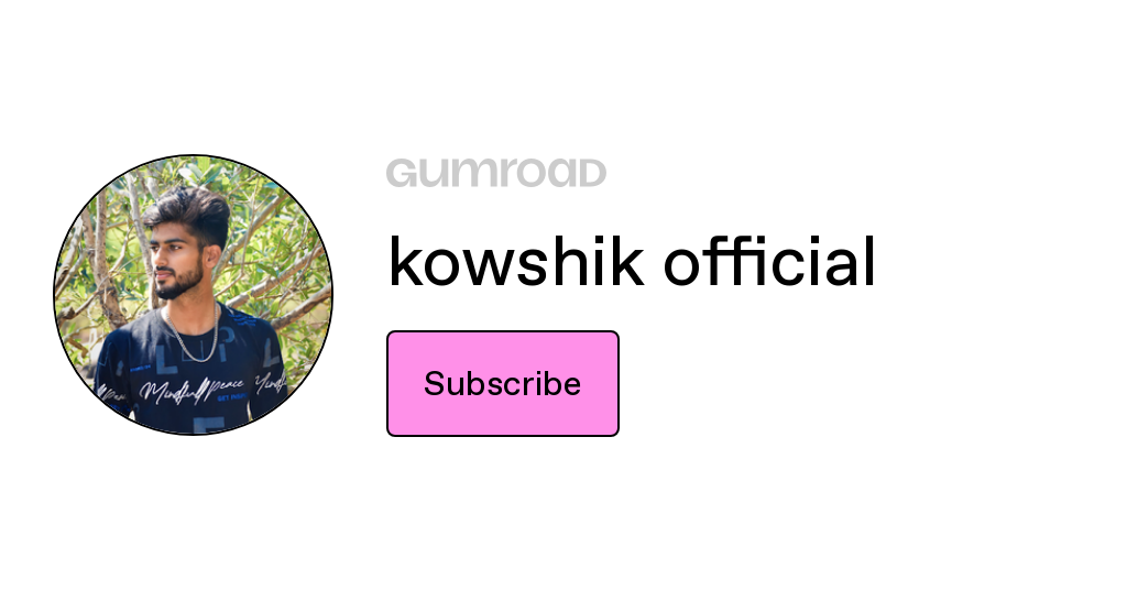 kowshik official