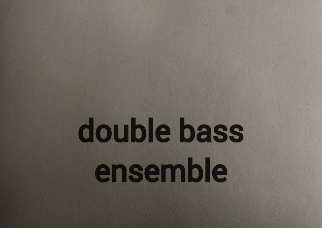 Double Bass Ensemble