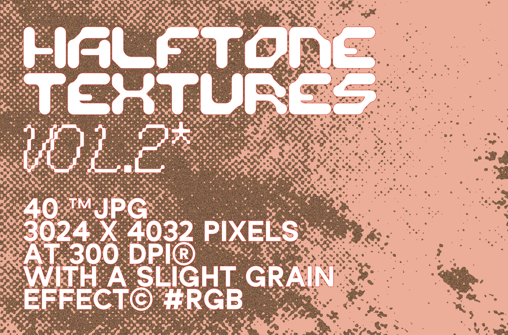 Halftone Textures [Vol.2]