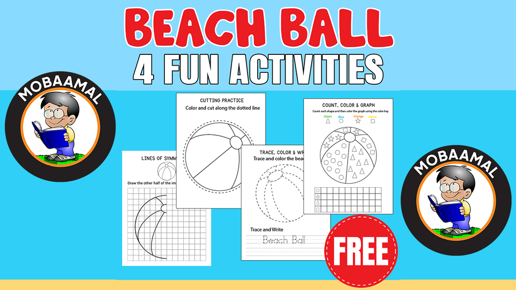 Beach Ball Summer Activities : Free Printable Worksheets / Free Summer ...