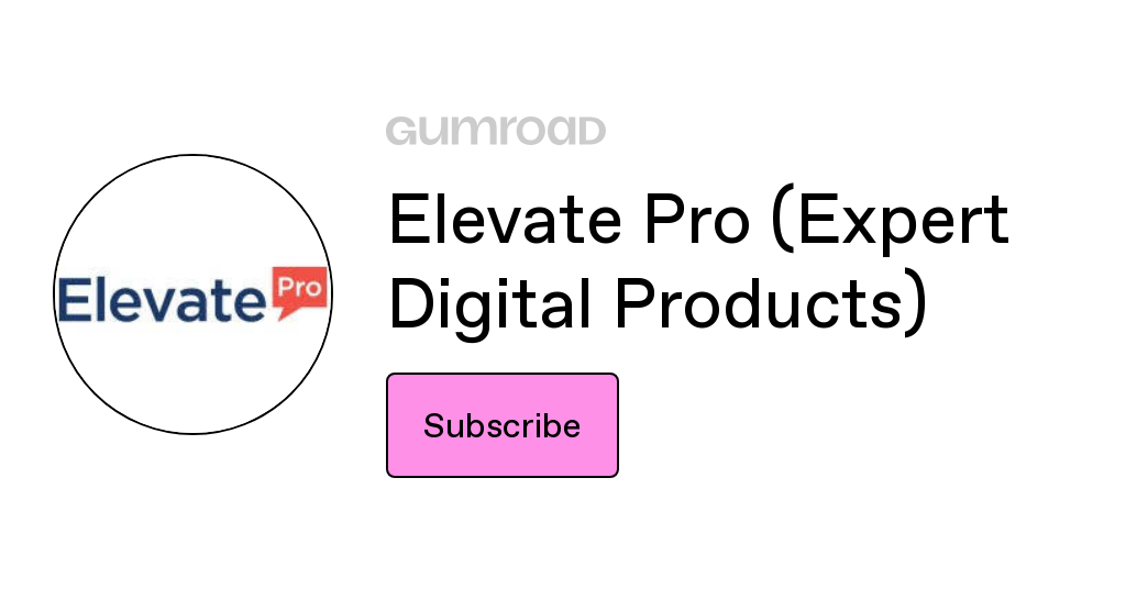 Elevate Pro (Expert Digital Products)