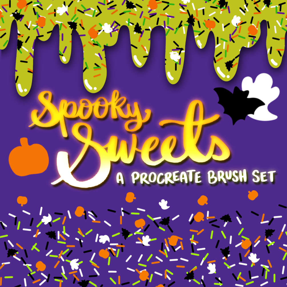 Spooky Sweets: A Procreate Brush Set