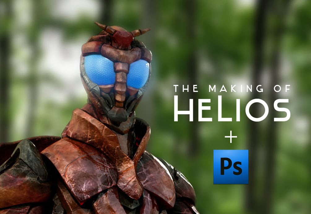 The Making of Helios 3D model + Photoshop file